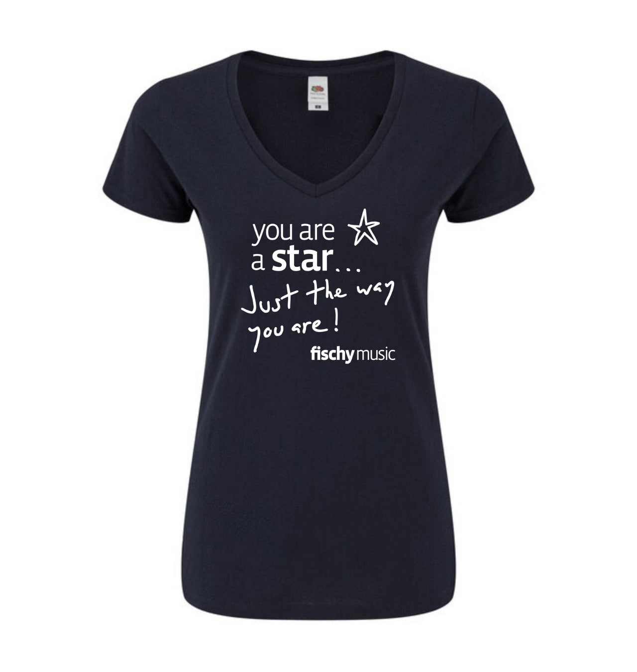You Are a Star: Ladies V-neck T-Shirt – Fischy Music