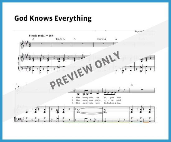 God Knows Everything (Sheet Music) – Fischy Music