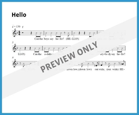 Hello (Sheet Music) – Fischy Music