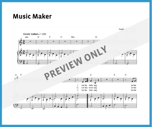 Music Maker (Sheet Music) – Fischy Music